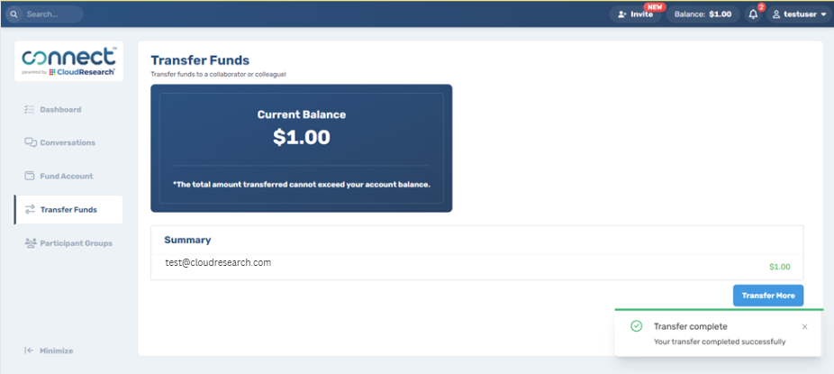 How do I Fund my Connect Account? – Connect - Researcher