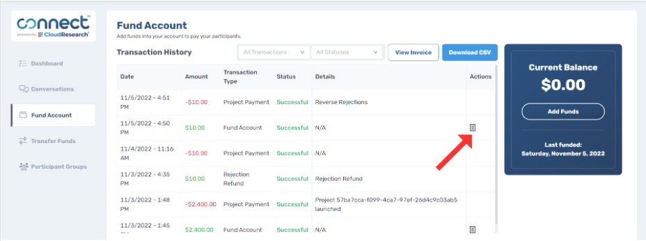 How do I Get a Receipt or Invoice After I Have Funded my Account ...