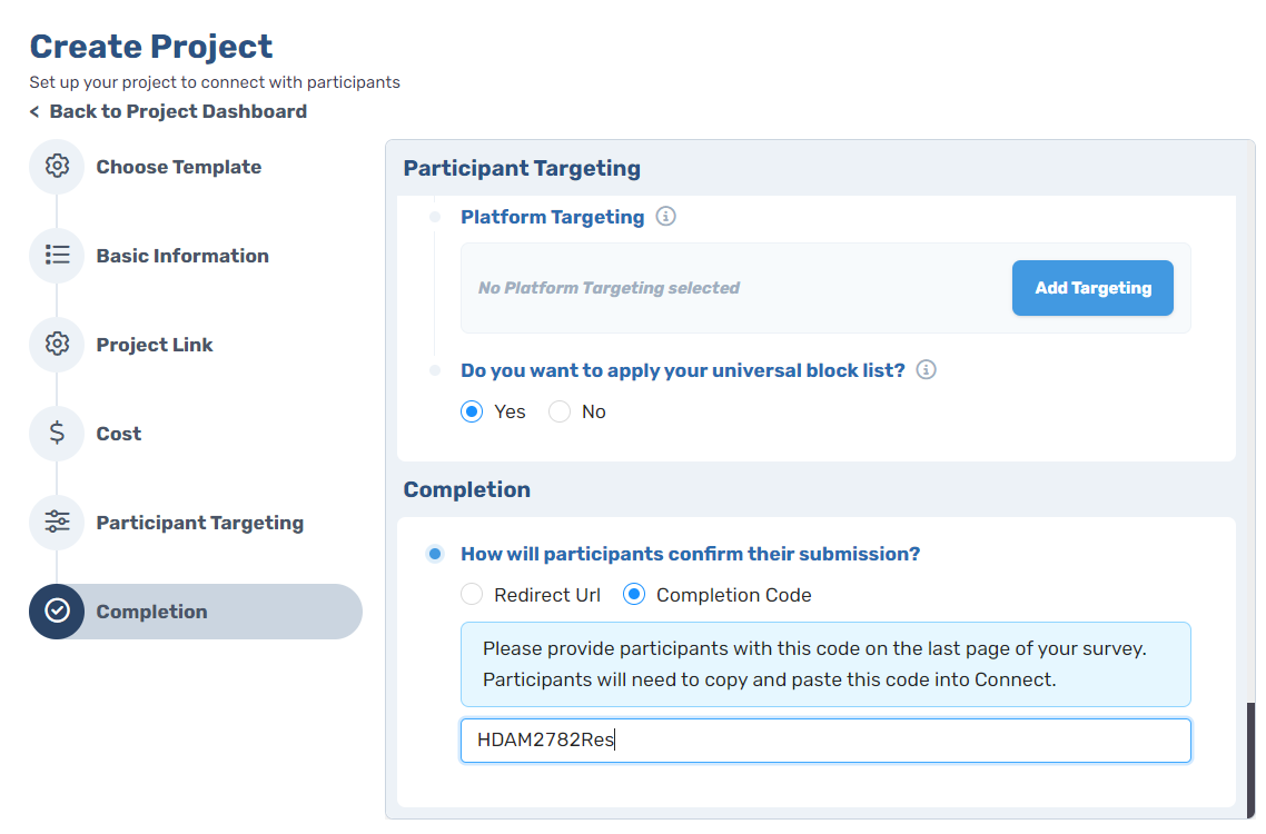 How to Integrate your Survey with Connect – Connect - Researcher