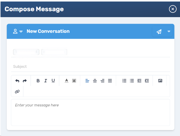 Longitudinal Study Messaging Features – Connect - Researcher